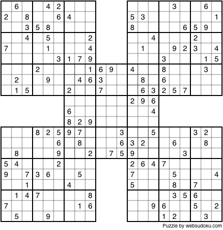 Web Sudoku - Printable Daily Sudoku Variation
